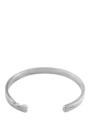 ANCHOR & CREW Axton Anchor Cutout Wayfarer Bangle - Silver