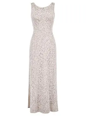 CHIARELLA Opaline Lace Dress Light - Grey