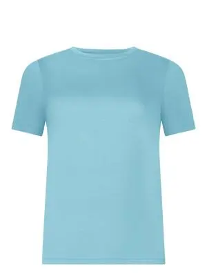HELENE GALWAS Franca Light Basic T-shirt - Blue