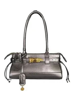 INDIGOLUSH East West Gilded Lure Shoulder Bag - Silver