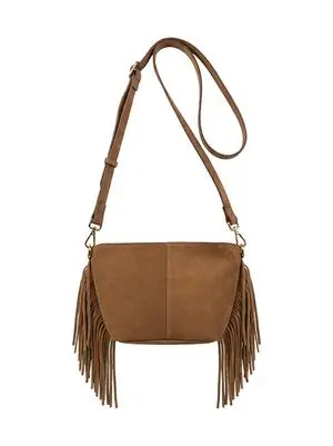 NOOKI DESIGN Neutrals Kingston Tassle Cross Body Bag Camel - Beige