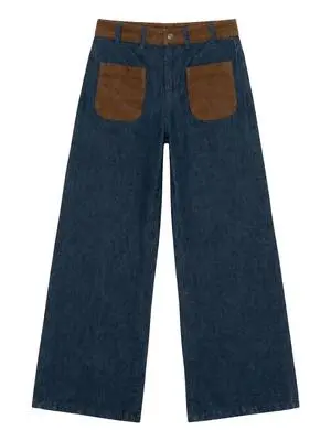 Carmen Says Straight-leg Denim Trousers - Blue