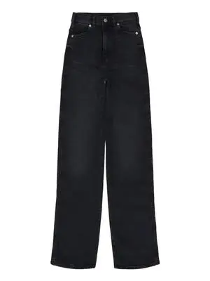 DR. DENIM Moxy High Straight Mist - Black