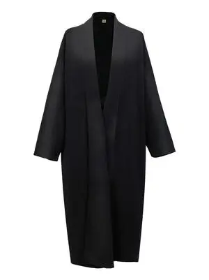 SMART AND JOY Long Kimono Style Cardigan - Black