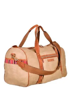 KOY CLOTHING Neutrals Canvas Explorer Duffle Bag Tan - Brown