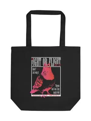 ANCHOR & CREW Fight Or Flight Club Editions Recycled Cotton Tote Bag - Black