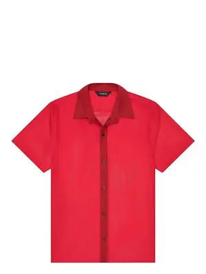 PLAYALUXE Mallorca Mesh Shirt - Red
