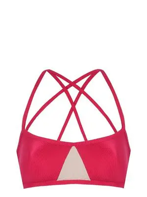 YORSTRULY Micra Bikini Top Cassis - Orange