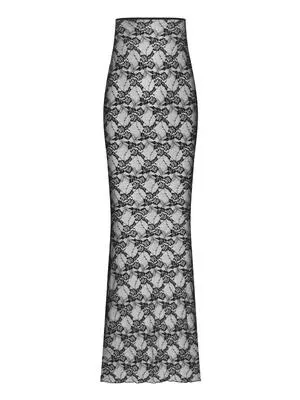 PROMEES Ashley Lace Maxi Skirt - Black