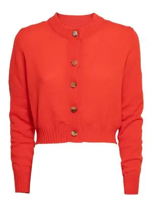 SVETA MILANO Sonny Cashmere Cardigan Red
