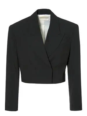 AGGI BY HALEWSKI Giorgia Neutral Blazer - Black