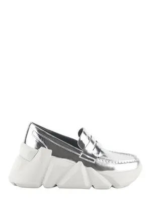 United Nude Space Kick Loafer Mirror - Silver