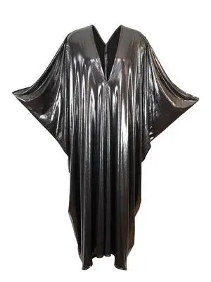 JENNAFER GRACE Mercury Caftan Kaftan Dress - Silver
