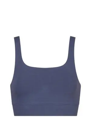 THE KOOZY Kirsty Bralette In Pima Cotton In Nightshadow - Blue