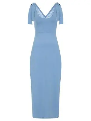 SOPHIE CAMERON DAVIES Lace Back Maxi Dress - Blue