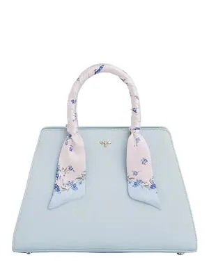 FABLE ENGLAND Structured Tote Bag Medium - Blue