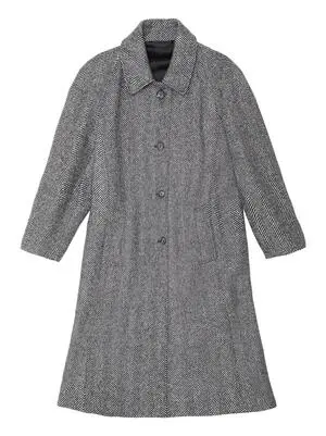 HEGARTY Tweed Overcoat - Grey