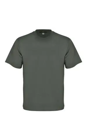 DAVID WEJ Neutrals Marco Cotton Crew Neck Charcoal - Black