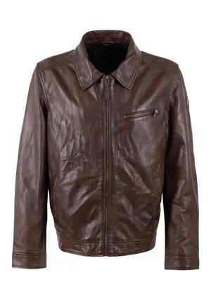 Mauritius Classic Leather Jacket Berink - Brown