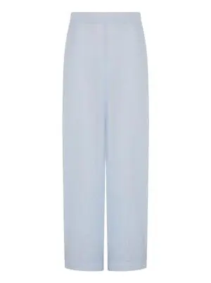 THE SUMMER EDIT Jasmin Linen Trouser Ice - Blue