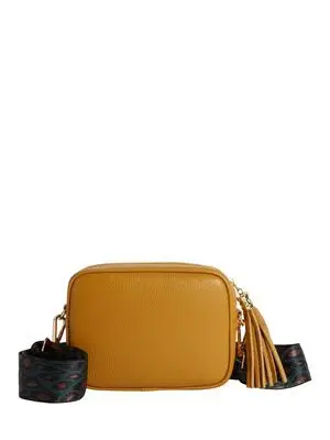 BETSY & FLOSS Crossbody Bag With Tassel Detail - Yellow