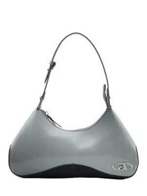 A BY ANYAH Ada Platinum Shoulder Bag - Silver