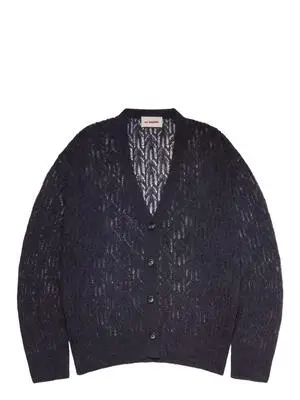 LA GRANNI Aranita V Neck Cardigan - Black