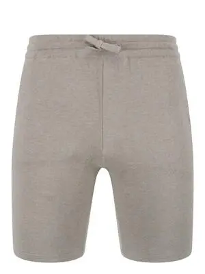 PAUL JAMES KNITWEAR Midweight Allessio Cotton Knitted Shorts Fawn - Brown