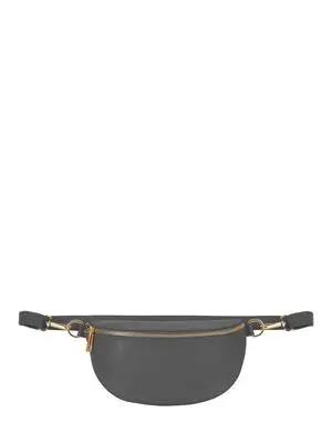 BETSY & FLOSS Zadar Crossbody And Waist Bag In Dark Grey