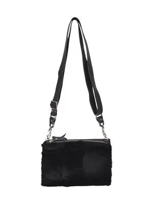 OWEN BARRY Sheepskin Crossbody Clutch - Grenn Black