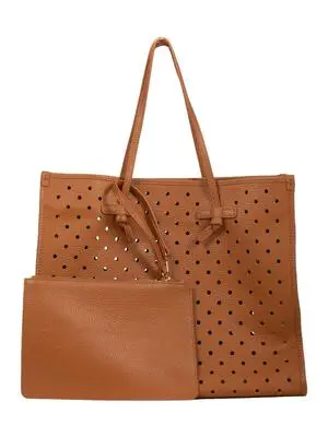 HAMEL ATELIER Mallorca Leather Tote Bag - Brown
