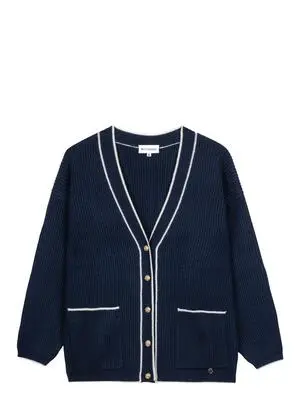 BEL CASHMERE Luisa Cardigan - Blue