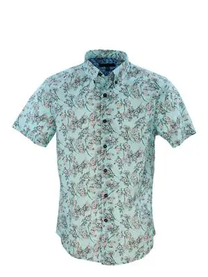 LORDS OF HARLECH Tim Blossom Canvas Aqua - Blue