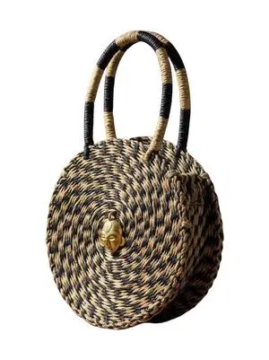 SOKONA Esengo Small — Indigo Handwoven Bag - Blue