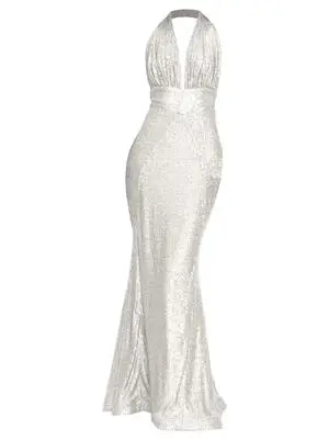 ANGELIKA JOZEFCZYK Monroe Evening Gown - Silver