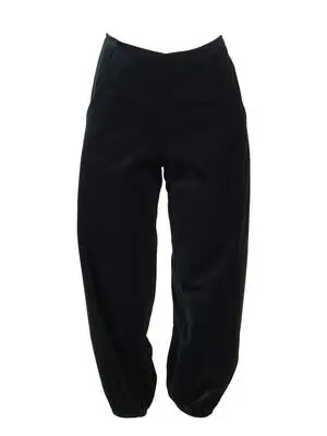 KRISTINIT Kristinit Velvet Mid-Calf Pants Black
