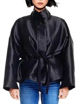 MAXJENNY Square Boxy Jacket - Black