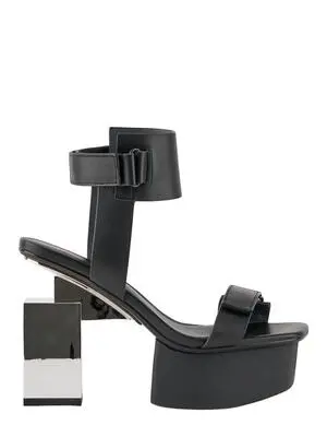 United Nude Black / Silver Cubist Sandal Black + Silver - Black/silver