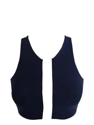 LULA-RU Charlotte Swim And Gym Top Navy - Blue