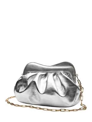 DANNI RO Lisbon Large Clutch - Silver