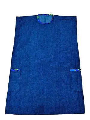 Chuks Collins Ajah Collection – Denim A-line Dress - Blue