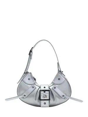 A BY ANYAH Ange Lining Mini Shoulder Bag - Silver