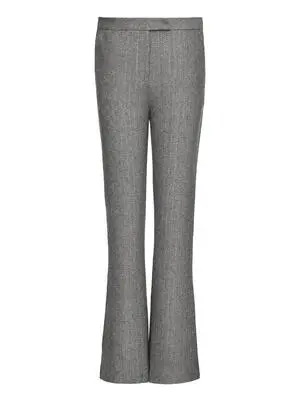 SMART AND JOY Marled Straight-leg Pants - Grey