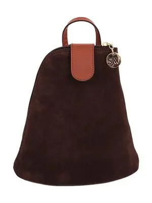 SJW BAGS LONDON Cacao Whisper Suede Backpack - Brown
