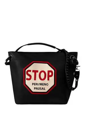 LILLY LOVES Stop Peri O Pausal Handbag - Black