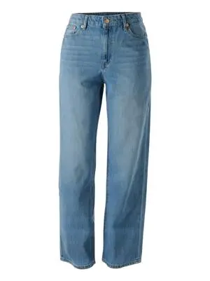 HER & GLORY Adele Straight Leg Empire Fade - Blue