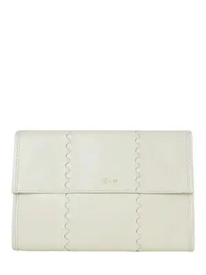ORANGE CUBE Mosaic Messenger Bag - White