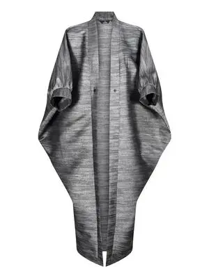 LIONESS BY TF Sand Storm Midi Kimono Jacket - Silver