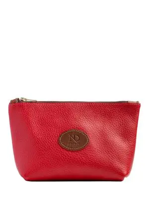 N'DAMUS LONDON Altantic Leather Toiletry Case - Red