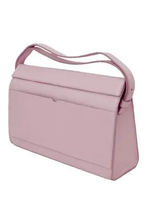 GODI. The Christy Handmade Adjustable Leather Shoulder Bag - Candy Pink